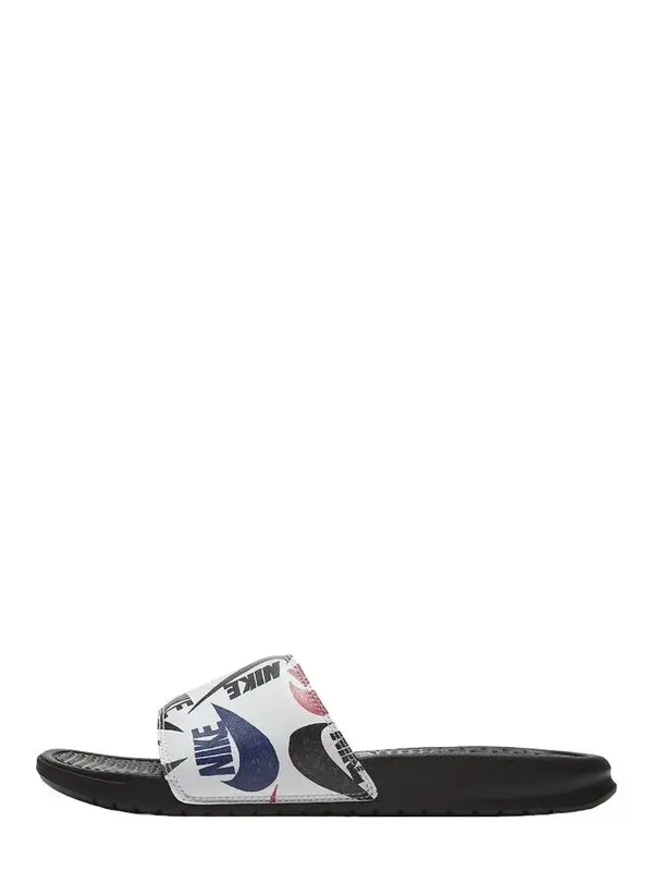 Nike Benassi Jdi Slide 'swoosh Print - Black