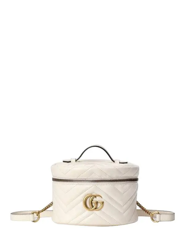 Gucci Gg Marmont Backpack - White