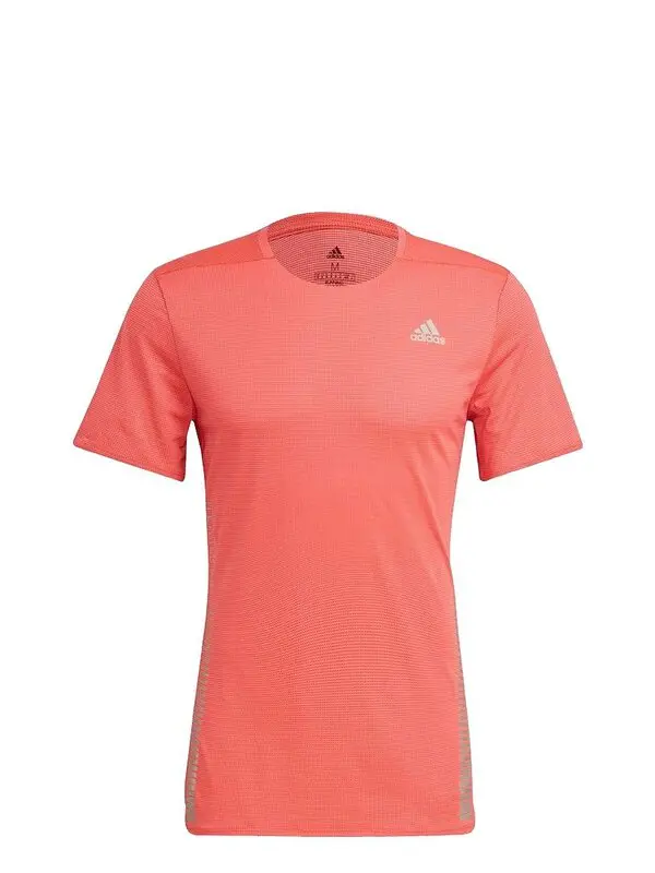 Adidas Short Sleeve Performance T-shirt - Pinkred