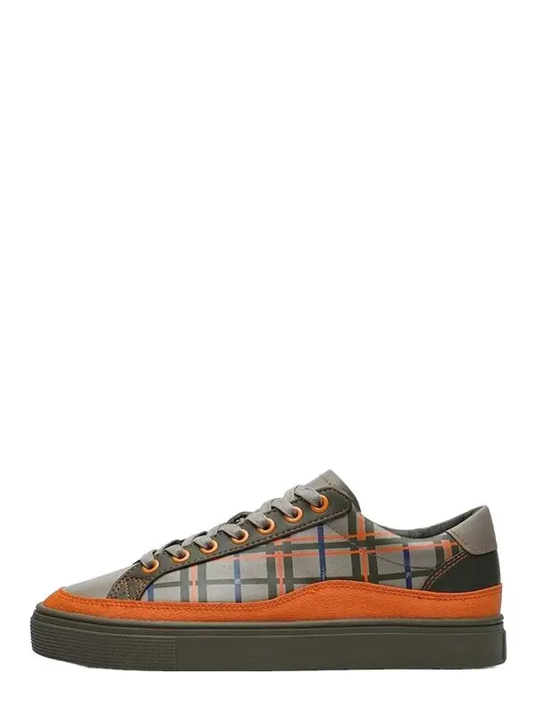 FILA Casual Lace-up Sneakers - Gray/orange