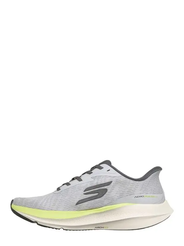 Sketchers Skx Aero Pulse Athletic Sneakers - Gray/lime