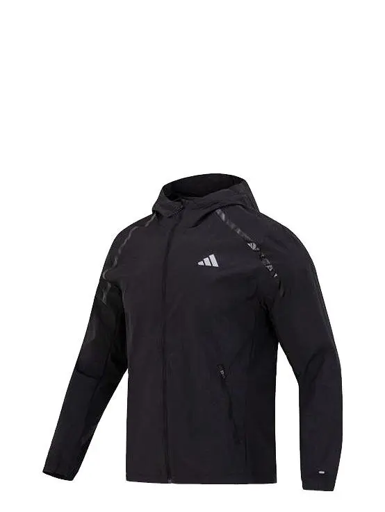Adidas Marathon Warm-up Running Jacket - Black