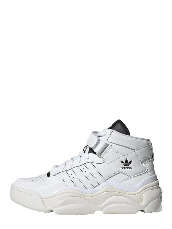 Adidas Forum Millencon High Top Sneakers - Cloud White/cloud White/core Black