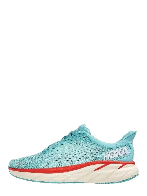 Hoka One One Clifton 8 "aquarelle" Athletic Sneakers - Blue