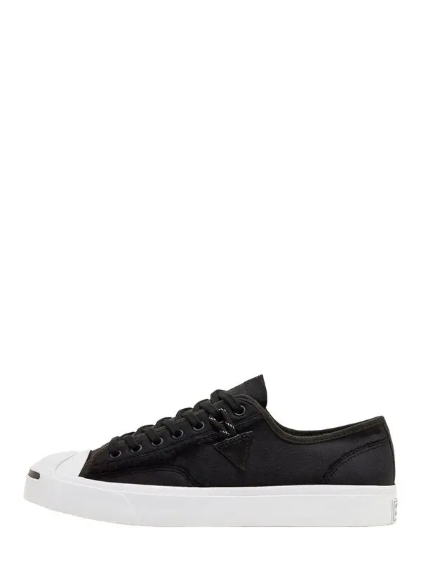 CONVERSE Jack Purcell Faux Fur-lined Leather Sneakers - Black