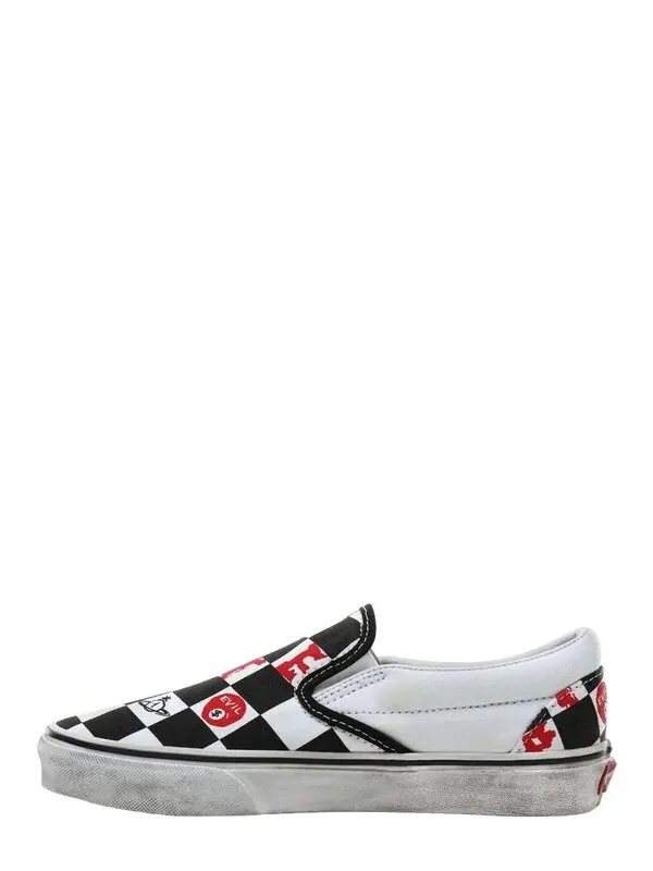 VANS X Vivienne Westwood Anglomania Slip-on Sneakers - Black/white