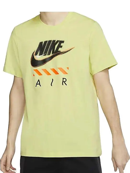 Nike Air Logo Cotton Short Light Lime - Yellow