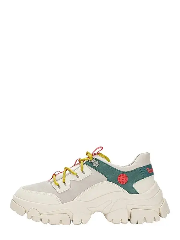 Timberland Adley Way Low Lace Up Sneakers - White/green/red