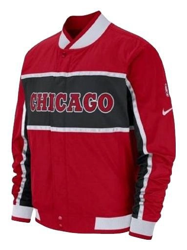 Nike Nba Chicago Bulls Courtside Jacket - Red
