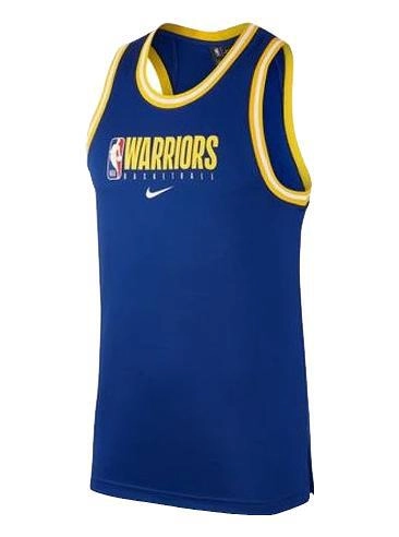 Nike Golden State Warriors Dri-fit Nba Jersey Vest - Blue