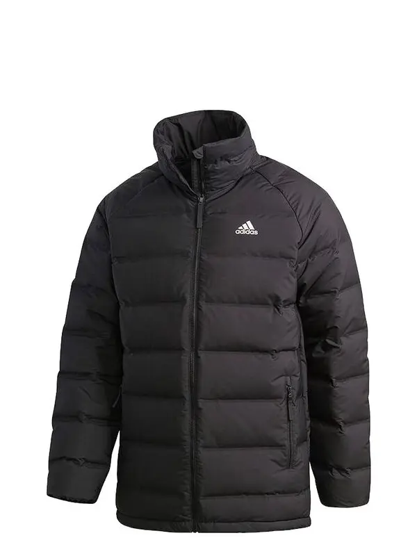 Adidas Helionic Down Jacket With Stand Collar - Black