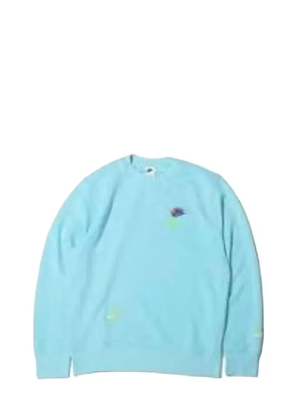 Nike Essential Plus Club French Terry Crewneck - Blue