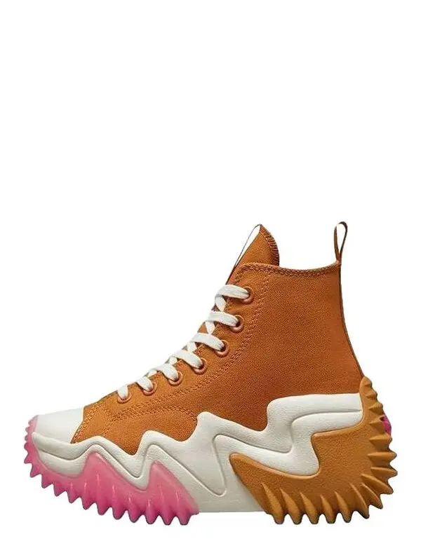 CONVERSE Run Star Motion High Top Sneakers - Brownyellow