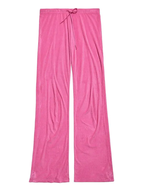 Balenciaga Low Waist Tracksuit Pants - Dark Pink