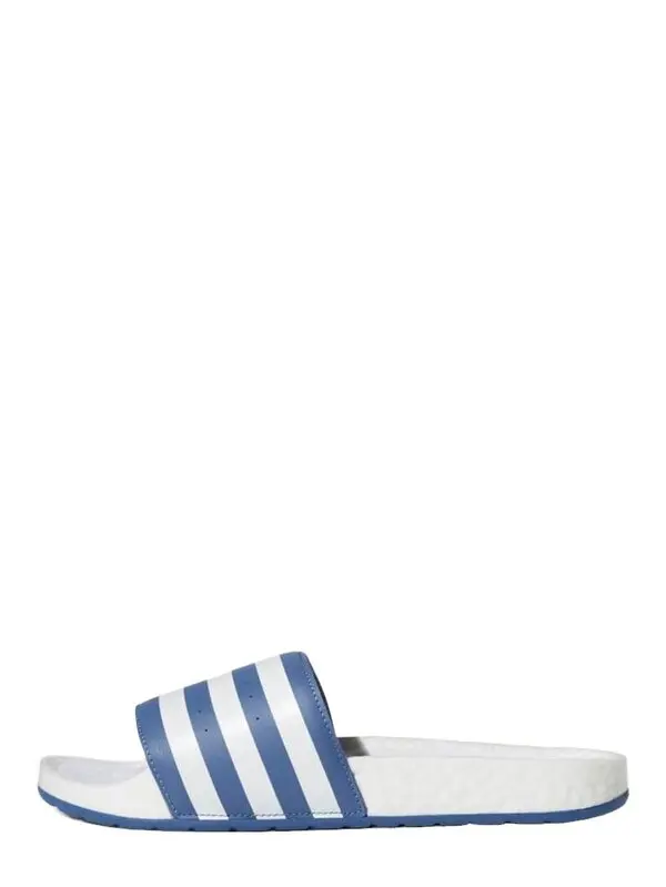 Adidas Adilette Boost Slides - White/blue