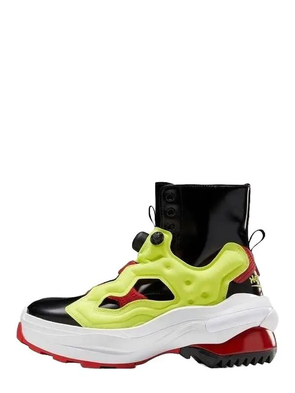 REEBOK Maison Margiela X Instapump Fury Tabi Sneakers - Yellow/black/red