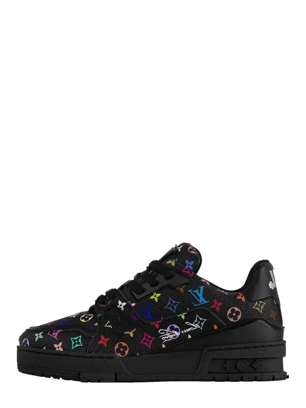 LOUIS VUITTON X Takashi Murakami Skate Sneakers - Black/multi-color
