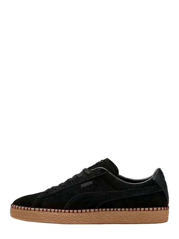 PUMA Suede Classic Blanket Stitch Casual Shoes - Black