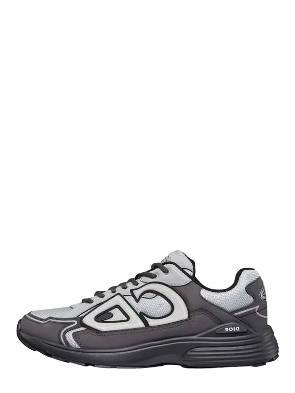 Dior B30 'reflective Cd30 Grey Anthracite' Sneakers - Gray/anthracite