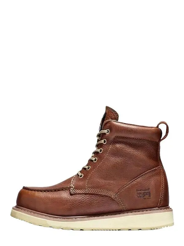 Timberland Wedge 6 Inch Work Boots - Brown