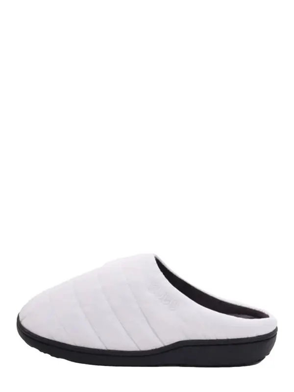 SUBU Originals F-line Quilted Slip-on Slipper - White