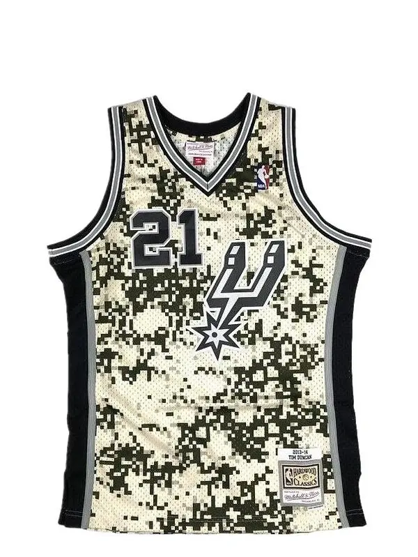 Mitchell & Ness San Antonio Spurs Camouflage Basketball Vest - Default Colorway