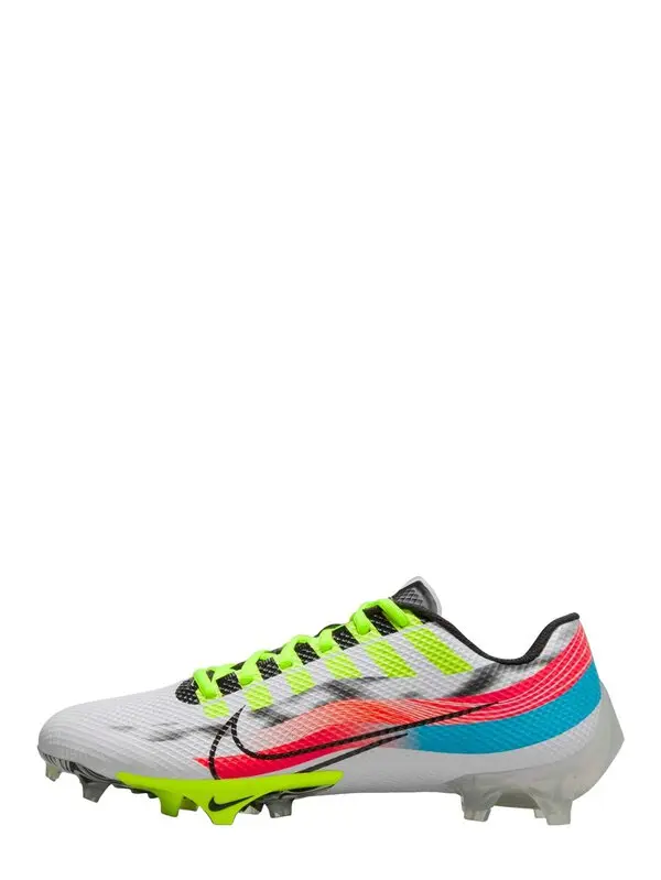 Nike Vapor Edge Speed 360 Multi Zebra Stripes Low Top Athletic Sneakers - Gray/red/blue