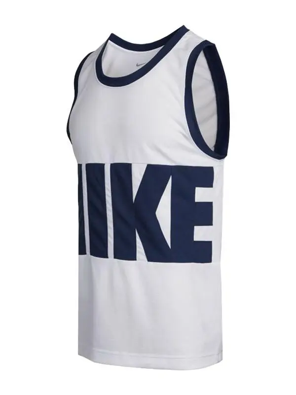 Nike Big Logo Basketball Tank - White