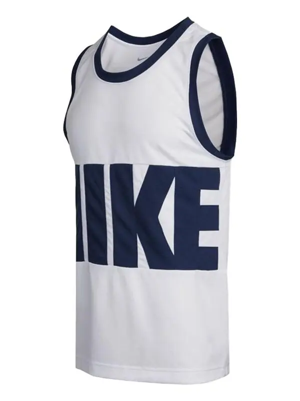 Nike Big Logo Basketball Tank - White