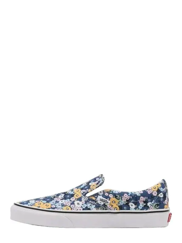 VANS Floral Classic Slip-on - Blue/yellow