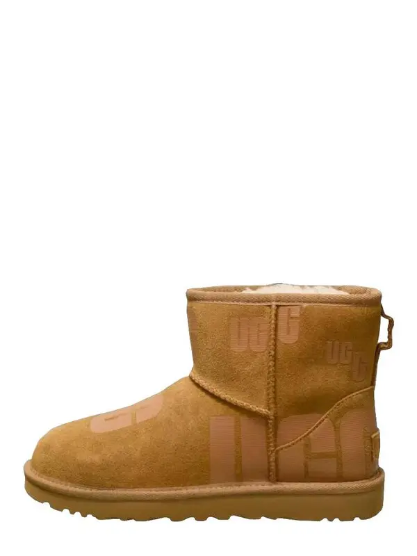 UGG Classic Mini Scatter Graphic Boots - Chestnut