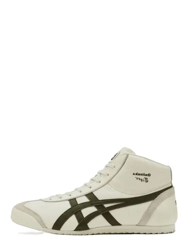 Onitsuka Tiger Mid Runner Sneakers - Cream/green
