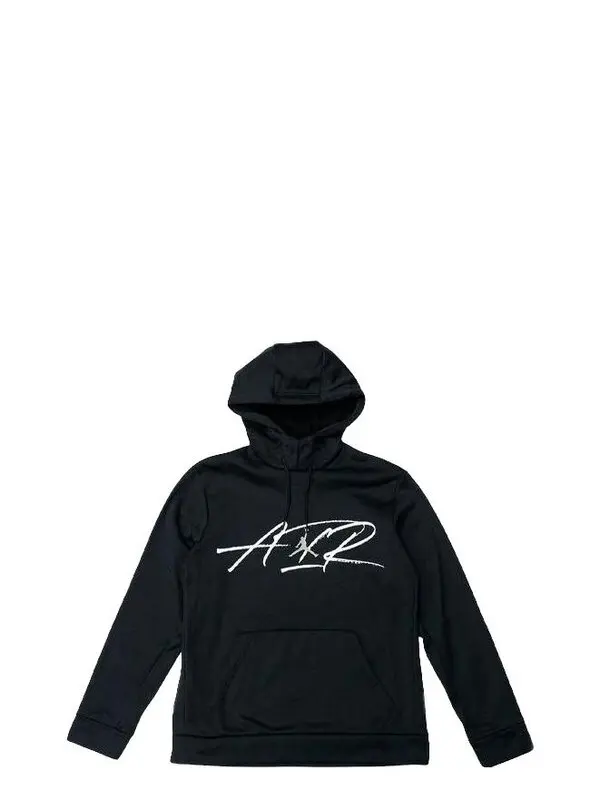 JORDAN Air Therma Graphic Hooded Pullover - Black