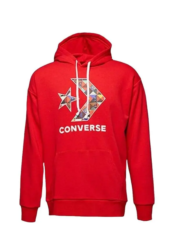 CONVERSE Star Chevron Hoodie - Red