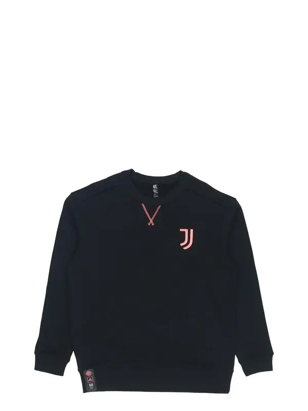 Adidas Juventus Embroidered Logo Pullover - Black