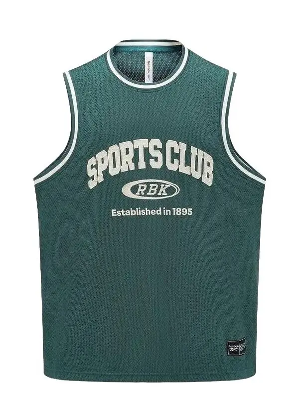 REEBOK Sports Club Tank - Green/white