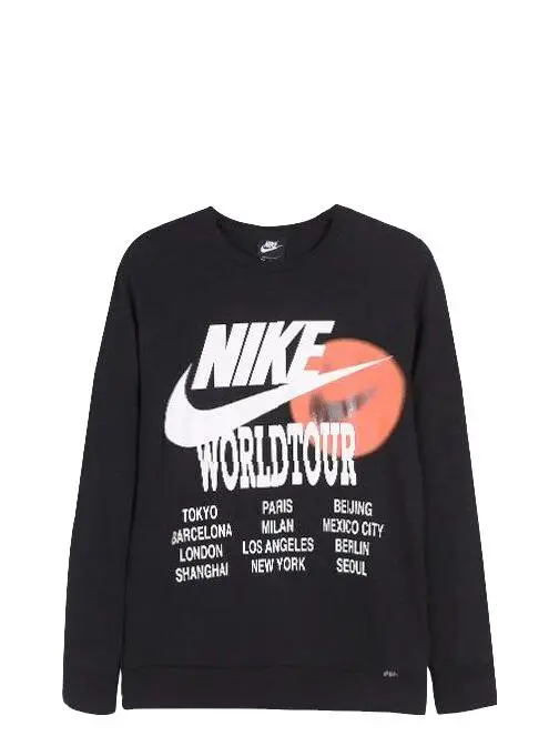 Nike World Tour Crewneck Sweatshirt - Black