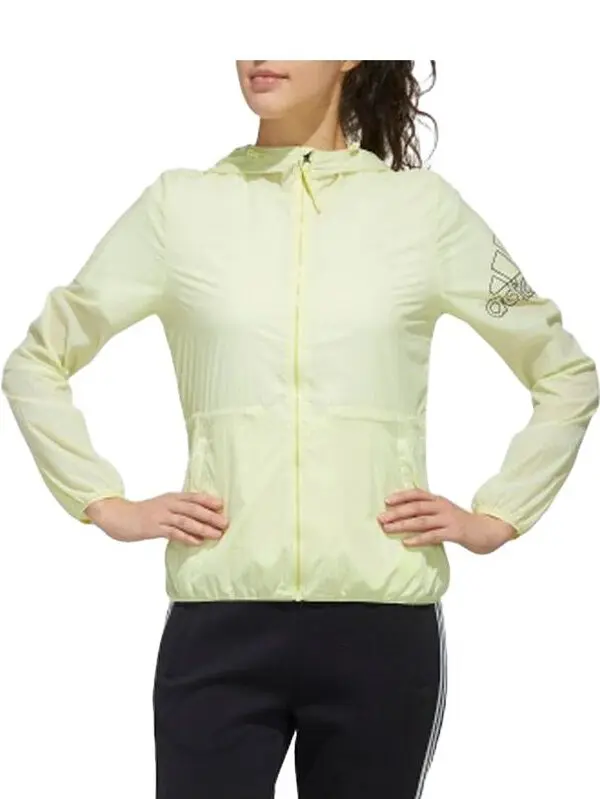Adidas Windbreaker Jacket - Yellow