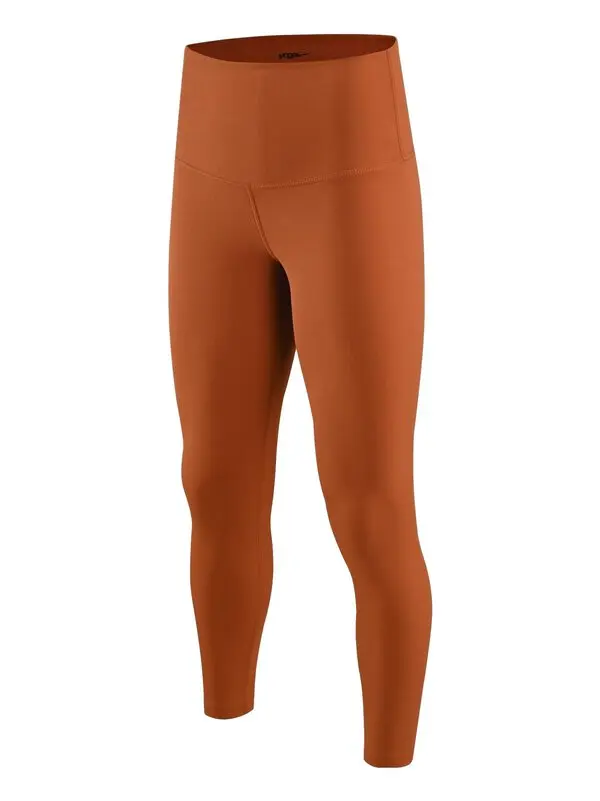 Nike Logo High-waisted Nine-point Inner Pants - Bronze