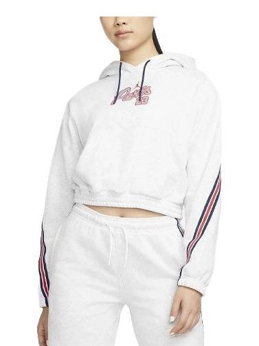 JORDAN X Paris Saint-germain Crossover Sports Knit Hoodie - White