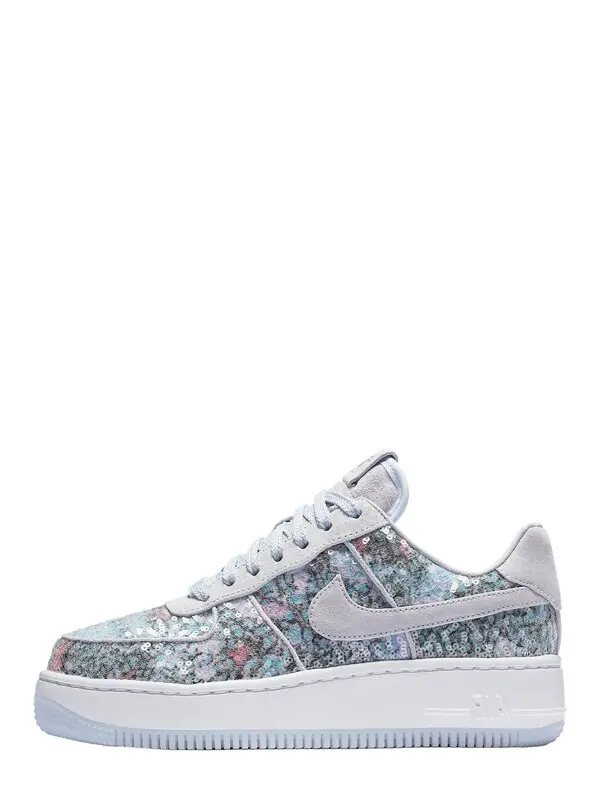 Nike Force 1 Upstep Low "glass Slipper" Sneakers - White