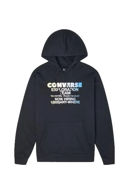 CONVERSE Exploration Team Pullover Hoodie - Black