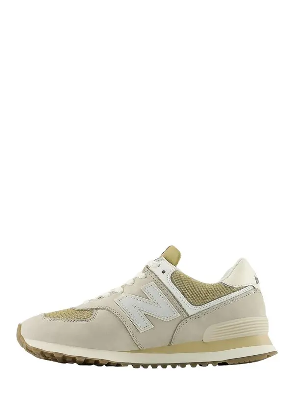 NEW BALANCE 574 Low Top Sneakers - Beige/dark Silver/metallic