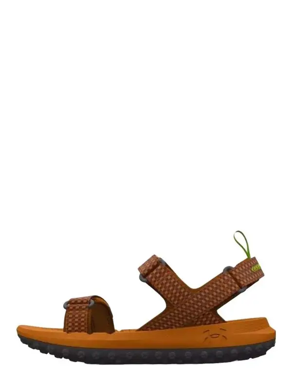Under Armour Ft Hiking Sandal - Honey Orange/ivory/lime Surge