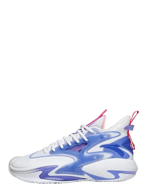 ANTA Shock The Game 5 Mid Top Sneakers - White/purple