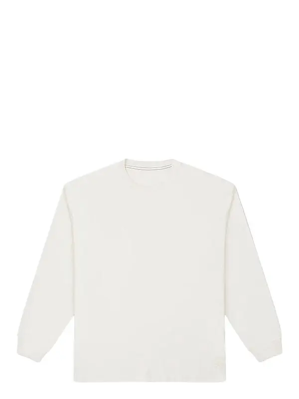 CONVERSE Gold Standard Embroidered Logo Long Sleeves T-shirt Asia Sizing - White