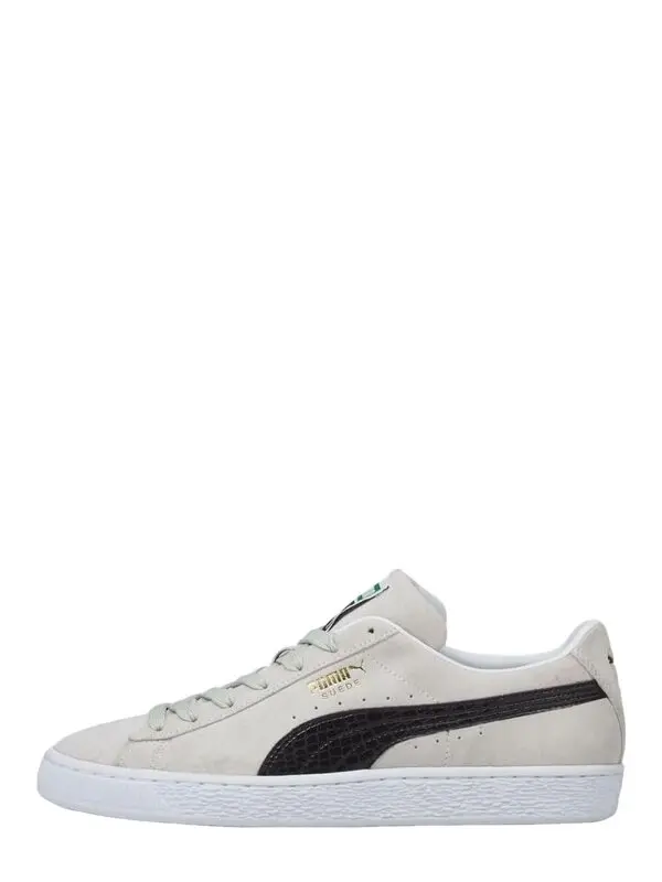 PUMA Suede Croc Retro Low Top Sneakers - Gray/white