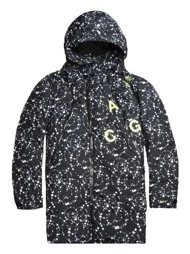 Nike Lab Down-fill Parka Coat - Black/white