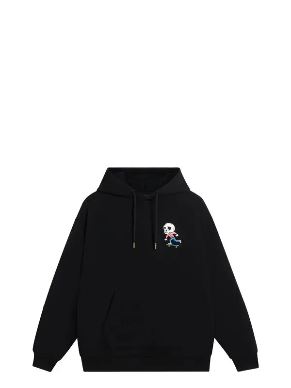 LI-NING X Pablo Ientile Skull Graphic Hoodie - Black/multi-color