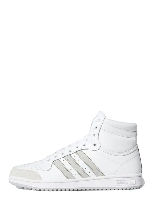 Adidas Top Ten High Top Sneakers - White/grey